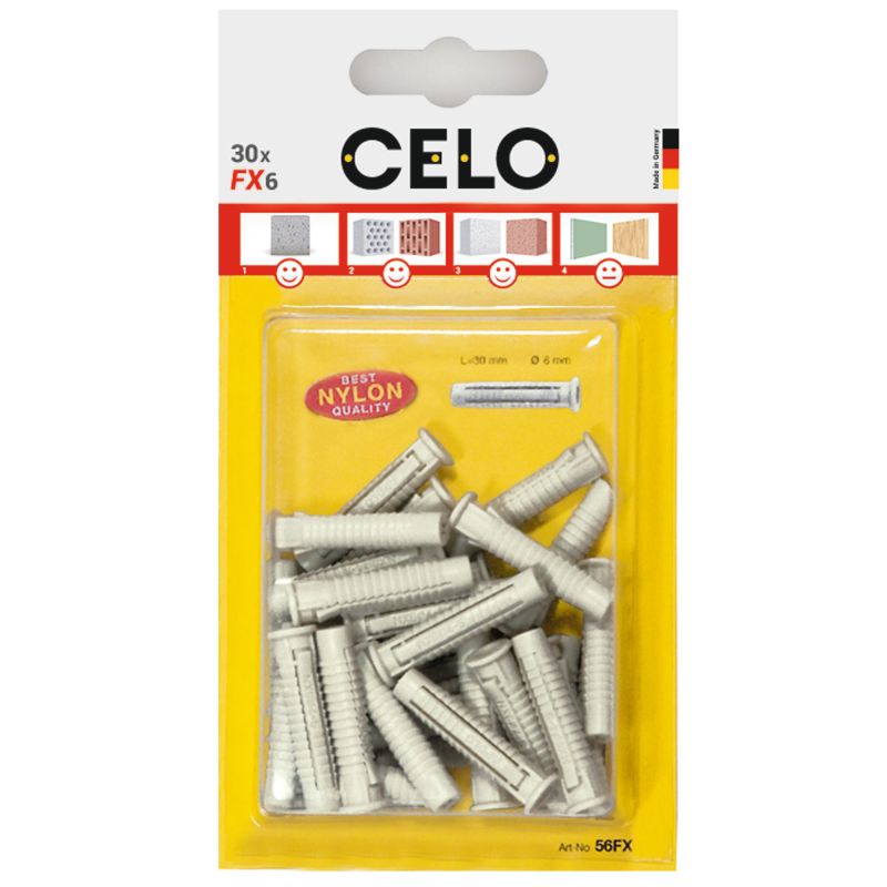 Dispozitive de fixare, dibluri și conexpanduri CELO